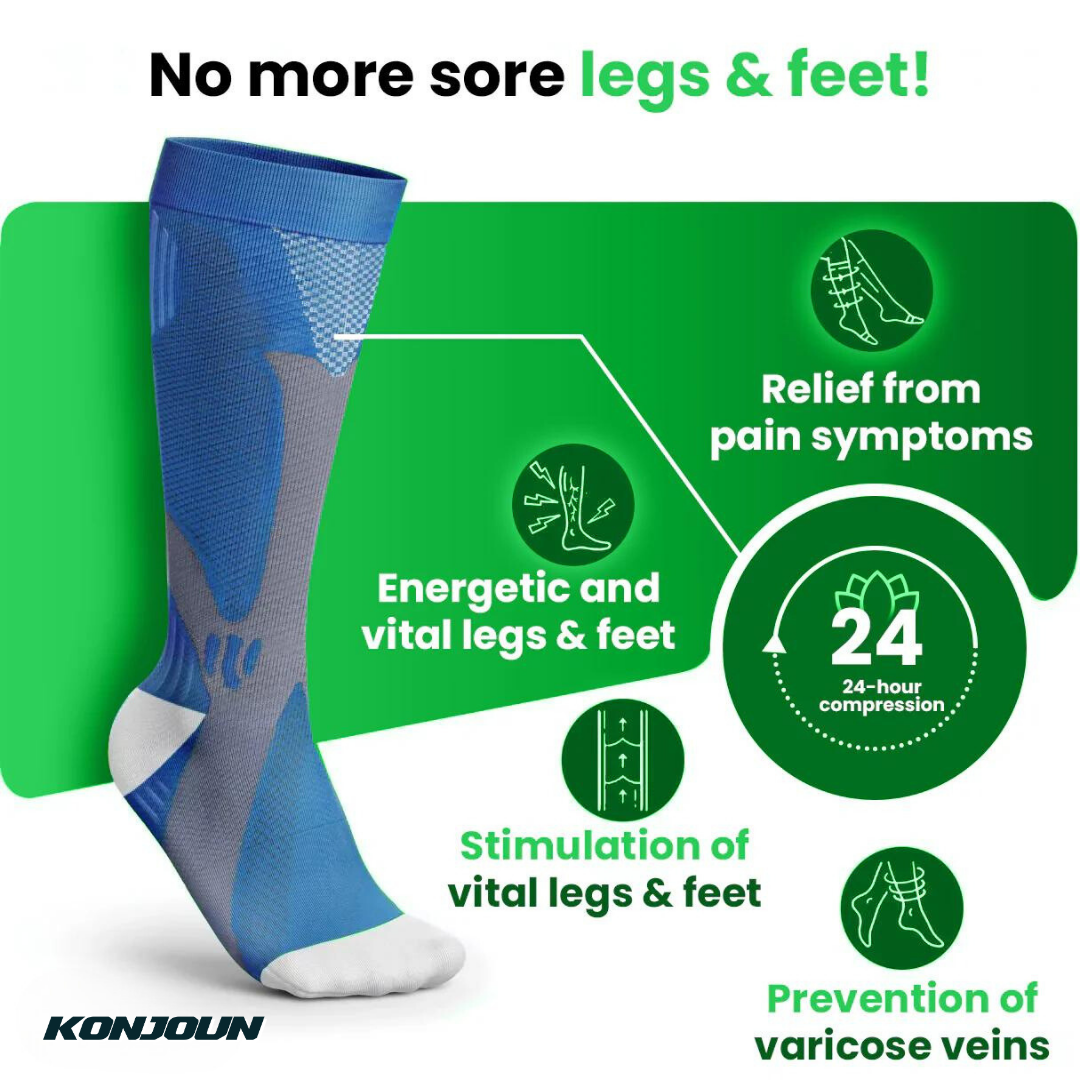 Advanced Gradual Compression Socks – Konjoun™