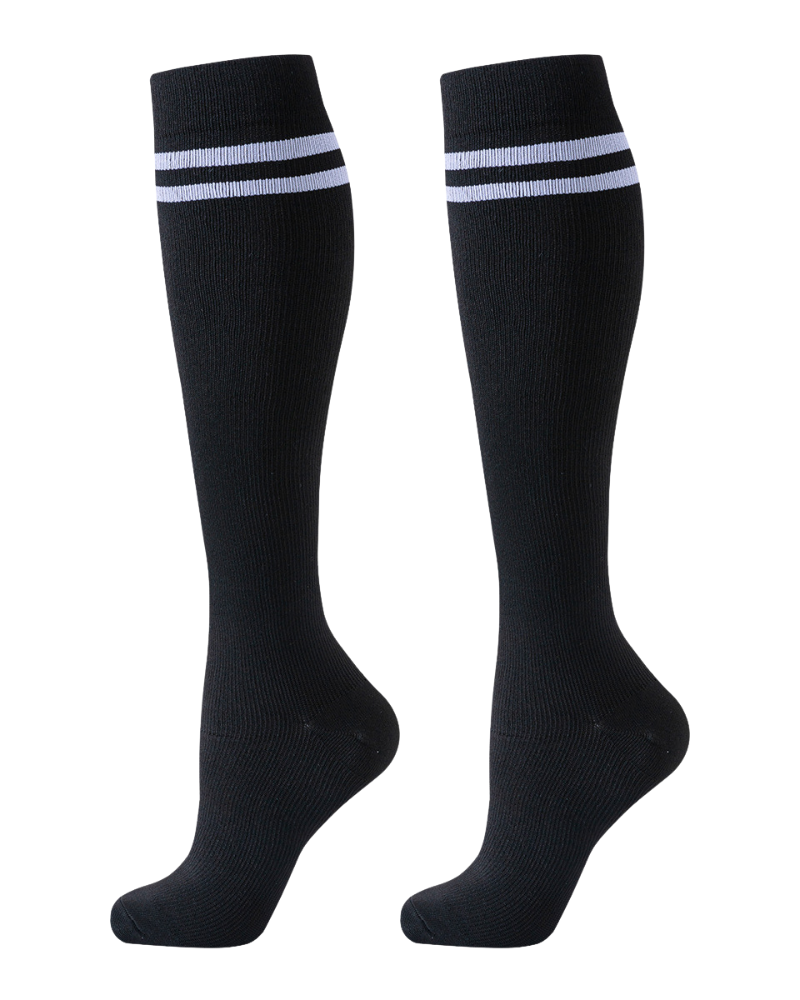 Knee-High Compression Socks - Black – Konjoun™